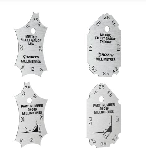 NORTH METRIC FILLET GAUGE – Migwell Australia