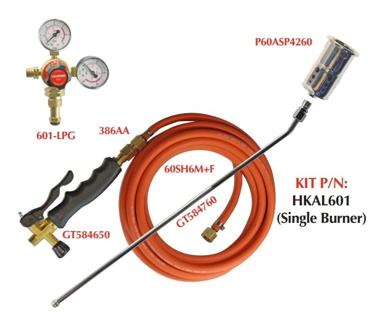 HARRIS SCORCHER HEATING KIT SINGLE BURNER – Migwell Australia